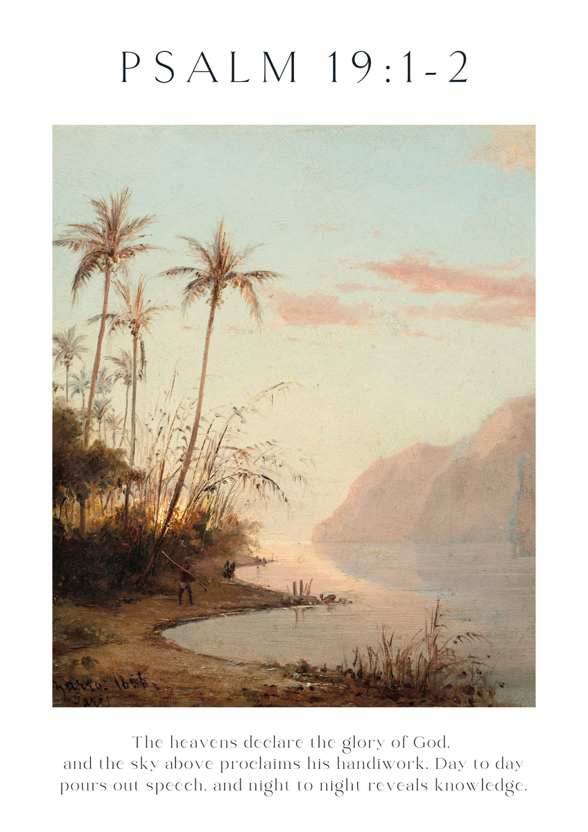 Psalm 19:1-2 | The heavens declare the glory of God | Bible verse prin ...