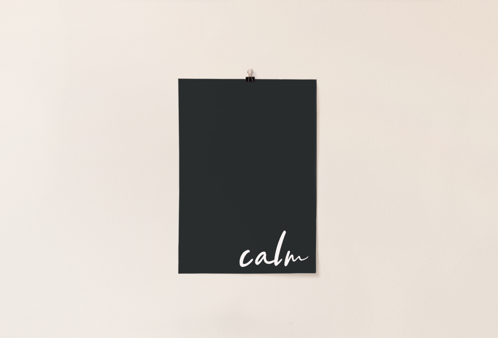 Calm | Christian Poster for Churches – Scripture Bella
